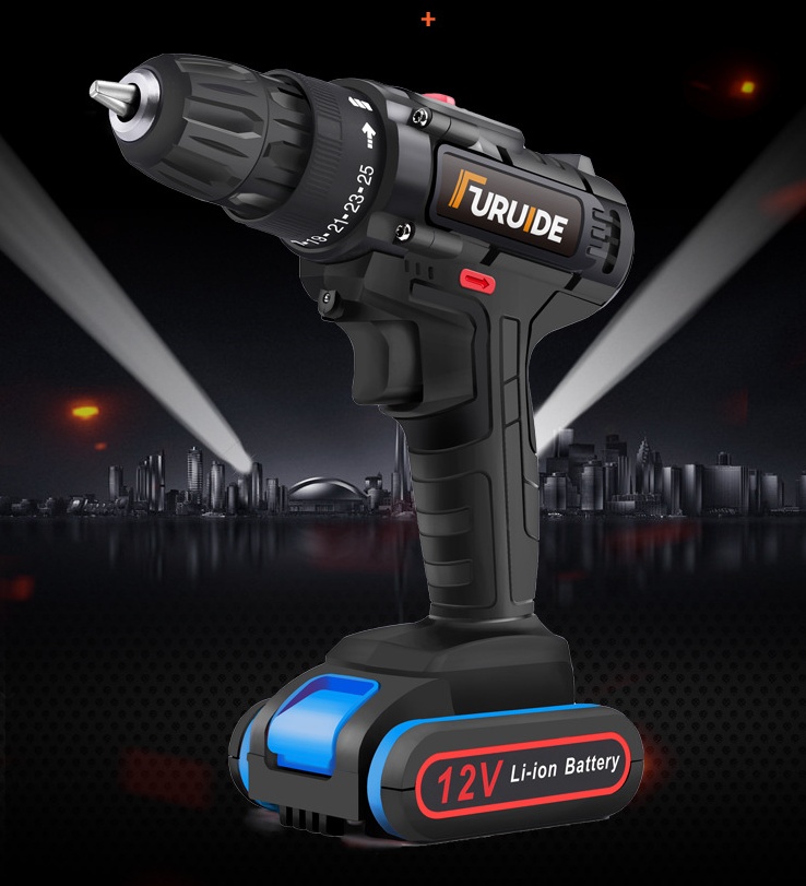 Multifunctional Lithium Battery Rechargeable Hand Drill With Inorganic ...