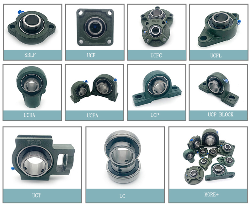 Outer Spherical Pillow Block Bearings Uct215-uct218, Ucp207-ucp210 For ...