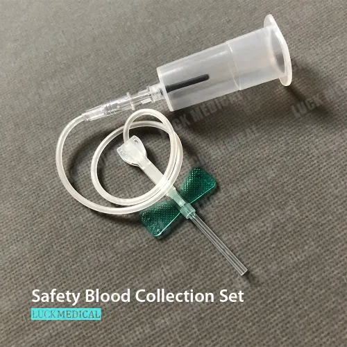 Safety Blood Collection Infusion Set, High Quality Safety Blood ...