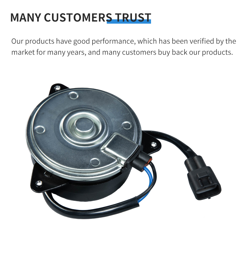 มอเตอร์พัดลมระบายความร้อนหม้อน้ำรถยนต์ 168000-7270 สำหรับ Toyota คุณภาพ ...