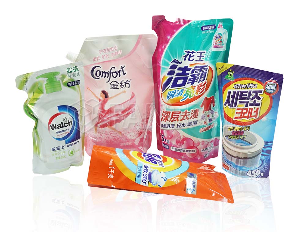 Liquid Detergent Pouch Filling And Packaging Machine, High Quality ...