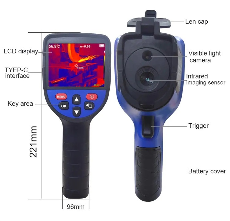 500℃ Infrared Heat Camera Scan Thermometer China Manufacturers ...