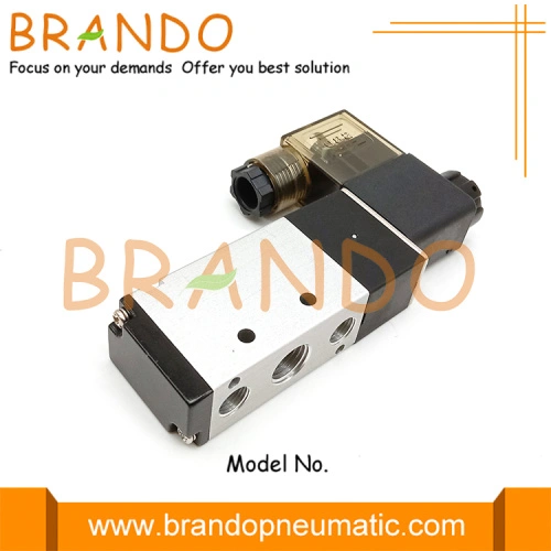 4V210-06 1/8'' Single Solenoid Pneumatic Air Control Valve China ...