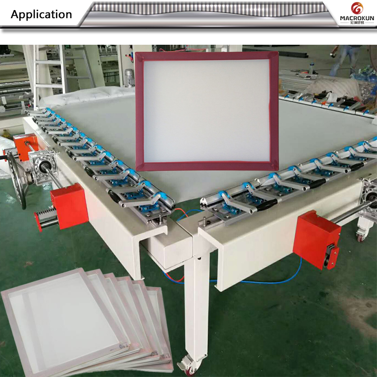 Pneumatic Screen Printing Mesh Stretcher And Shrinker, High Quality ...