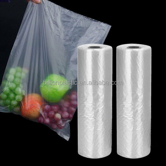 Transparent Polythene Grocery Plastic Bags Packaging Roll, High Quality ...