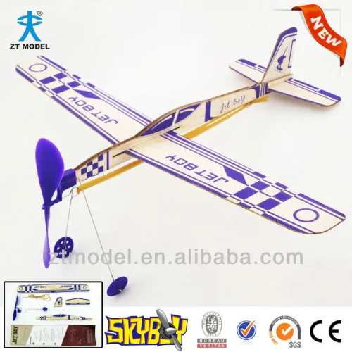 Sky Boy - Jet Boy 14 Balsa Rubber Powered Glider Toy Glider Plane Balsa ...