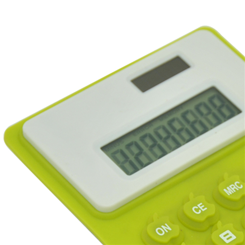 8 Digits Display Dual Power Flexible Silicon Calculator, High Quality 8 ...