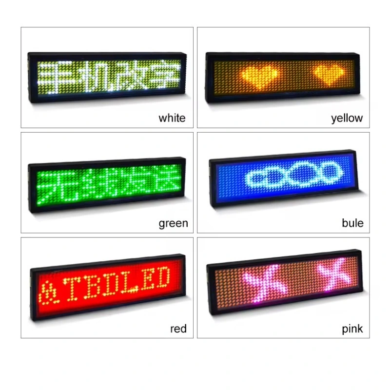 Hotsale Rechargeable Small Led Scrolling Messages Led Car Board, High ...