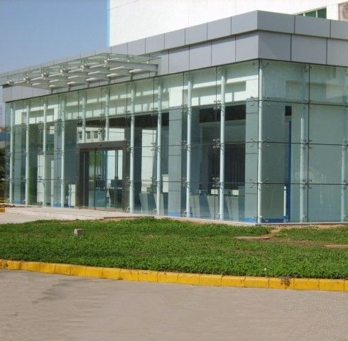 Point Supported Glass Curtain Wall, High Quality Point Supported Glass ...