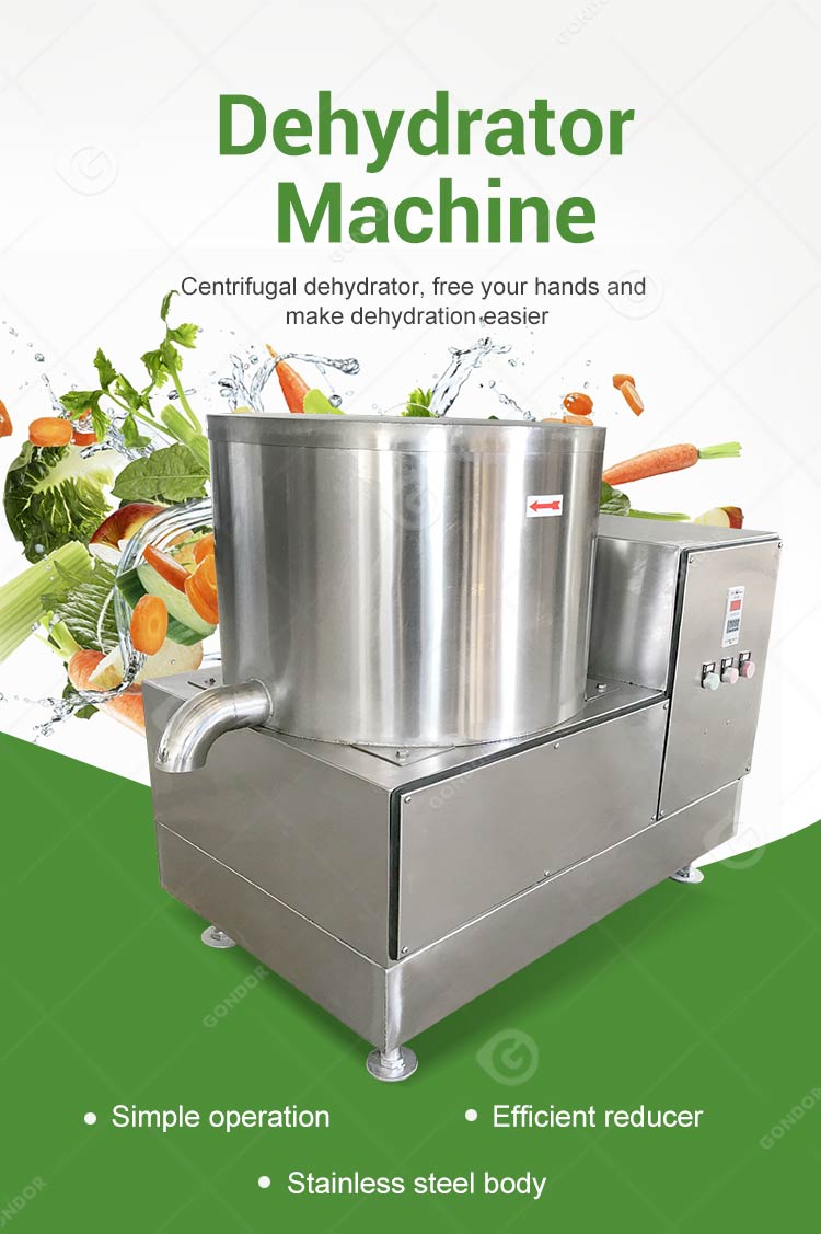 Potatoes Slice Deoiler Centrifugal Dewatering Machine For Snacks, High ...