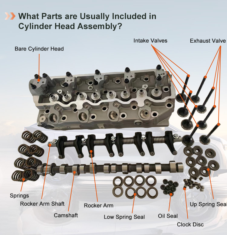High Quality 4jg2-tc Cylinder Head For Isuzu Campo & Trooper Diesel ...