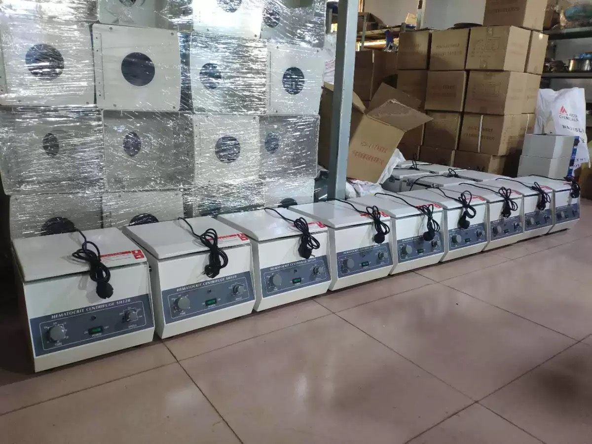 Sh120 Lab Centrifuge Machine - Microhematocrit Centrifuge คุณภาพสูง ...