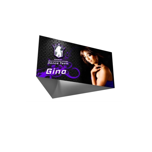 10ft Triangular Fabric Tension Display Hanging Sign Accept Paypal, High ...