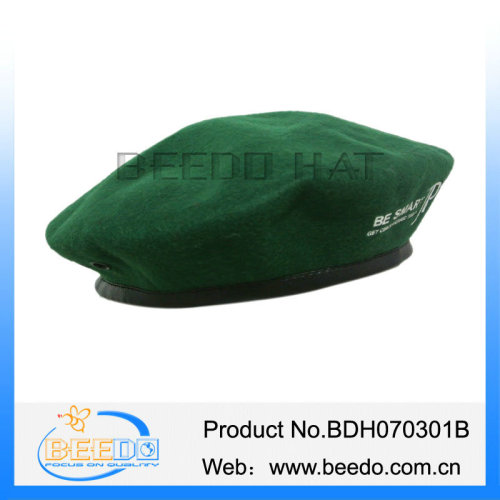 China Factory Us Green Preformed Army Scarlet Beret, High Quality China ...