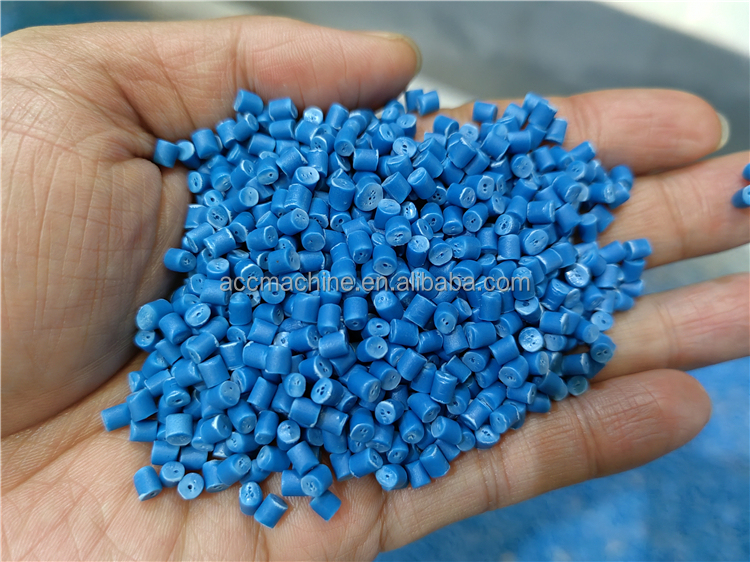 Hdpe Pp Ps Hard Plastic Granulating Machine Line 500kg, High Quality ...
