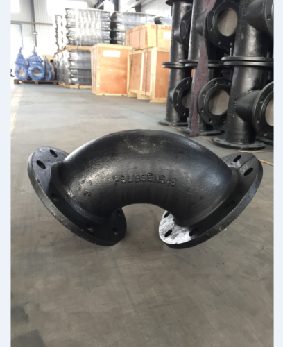 Ductile Iron Double Flanged Bend 45°, High Quality Ductile Iron Double ...
