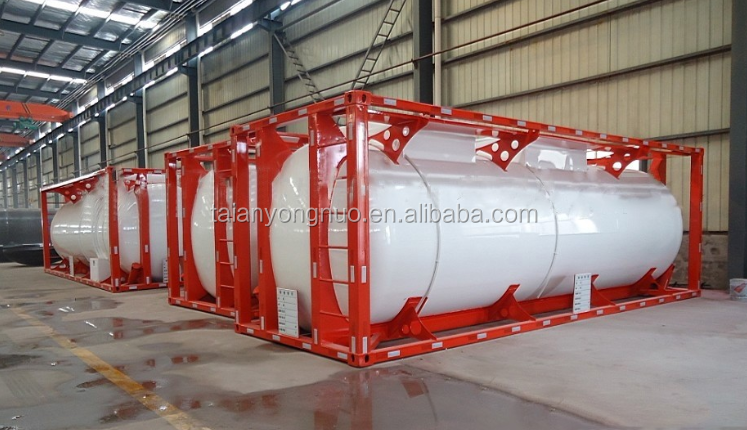 20ft/40ft Double Wall Above Ground Storage Tank - 30,000l Iso Container ...