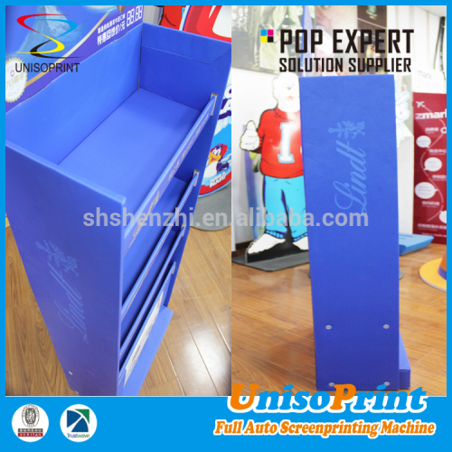 Custom Multilayer Persistent Cardboard Candy Display Shelves, High ...