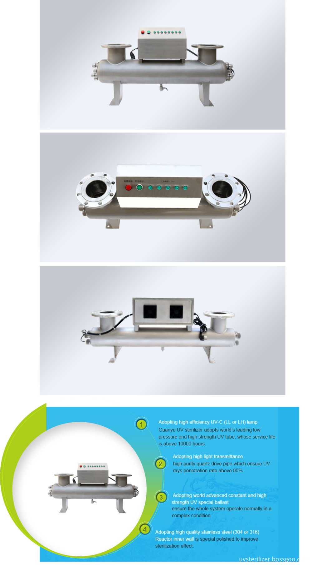 Uv Water Sterilizer With Controller Unit, High Quality Uv Water ...