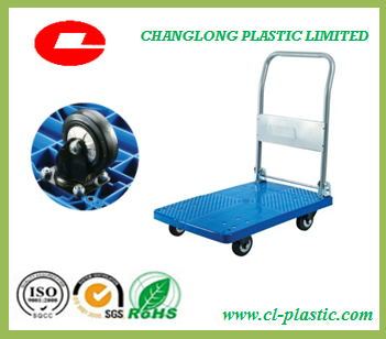 150kg Plastic Platform Folding Handtruck/ Trolley, High Quality 150kg ...