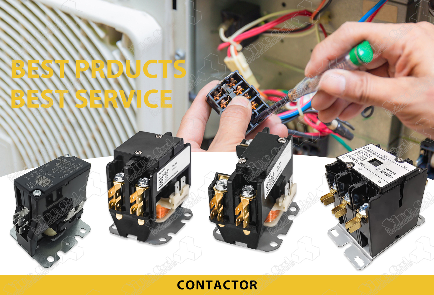 3p75a General Electric 220v Modular Magnetic Contactor, High Quality ...