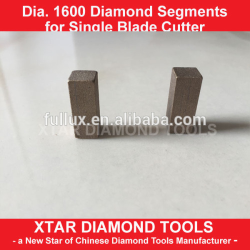 1600mm Block Cutting Segments Single Blade Segments Saw Blade Segments, High Quality 1600mm ...