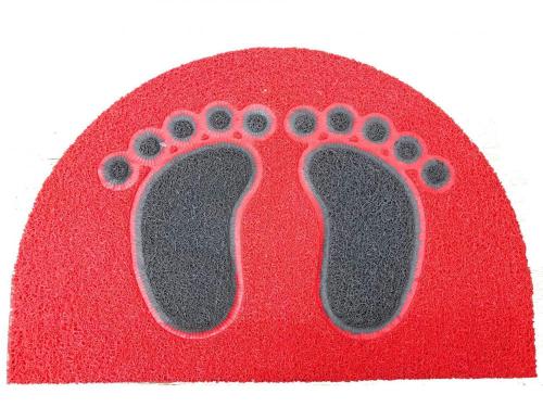 Pvc Coil Foam Backing With Feet Pattern, High Quality Pvc Coil Foam ...