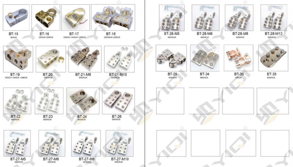 ใหม่ Multi Connection 6 Way Battery Terminals Clamps คุณภาพสูง ใหม่ ...