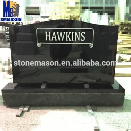 Chinese Popular Black Granite Headstone, High Quality Chinese Popular ...