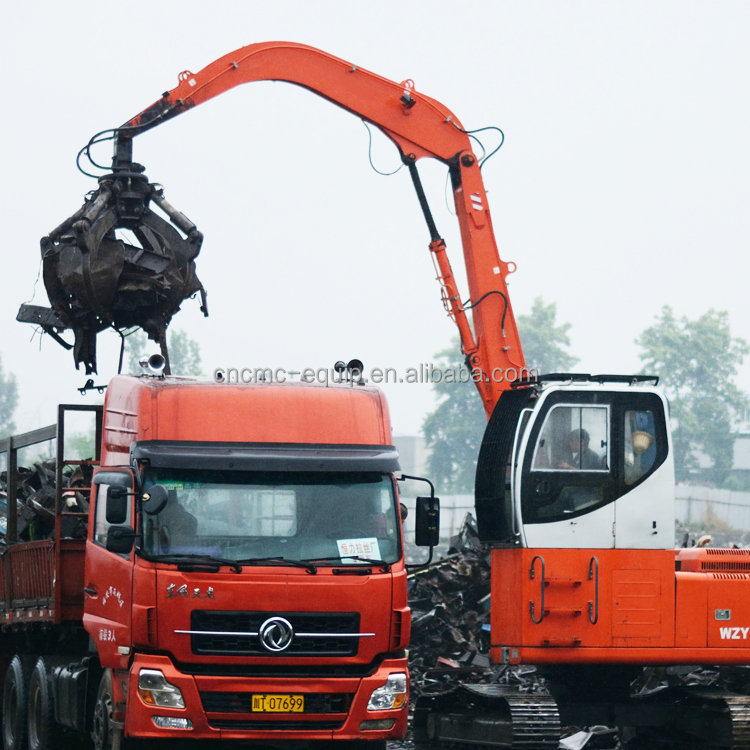 18 Ton Rawler Material Handler With Steel Scraps Grapple, High Quality ...