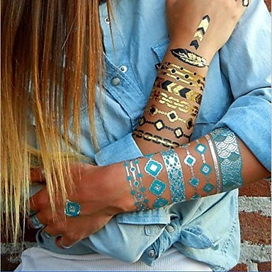 Custom Metallic Temporary Tattoo Metallic Tattoo, High Quality Custom ...