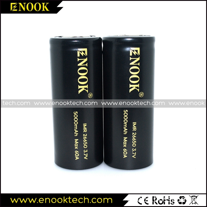 Enook 26650 5000 Mah แบตเตอรี่ Big Mod คุณภาพสูง Enook 26650 5000 Mah ...