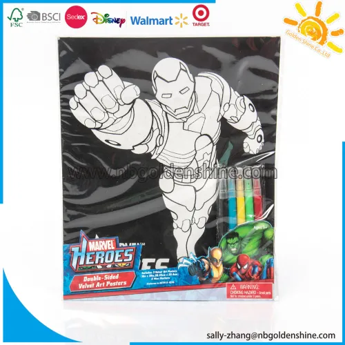 Disney Velvet Coloring Set, High Quality Disney Velvet Coloring Set on ...