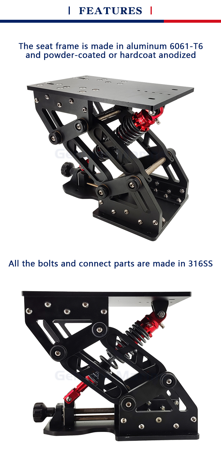 Genuine Marine Damping Shockwave Pedestal Speed Boat Seats, High ...