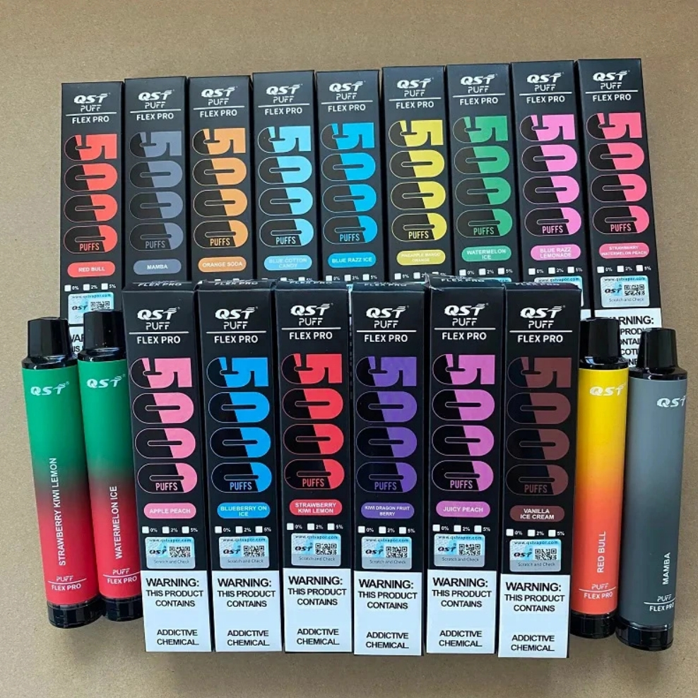 Qst Puff Flex Pro5000 Vape แบบใช้แล้ว คุณภาพสูง Qst Puff Flex Pro5000 ...