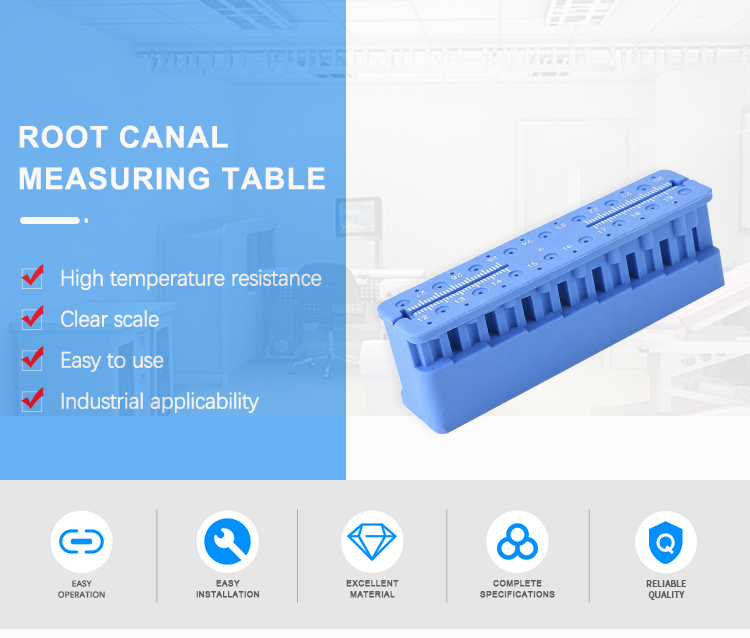Dental Endodontic Root Canal File Measuring Table, High Quality Dental ...