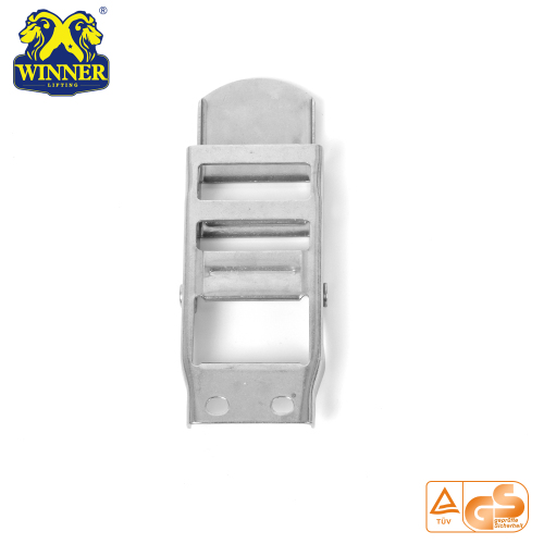 White Zinc Webbing Buckle 2 Inch Steel Overcenter Buckle, High Quality ...