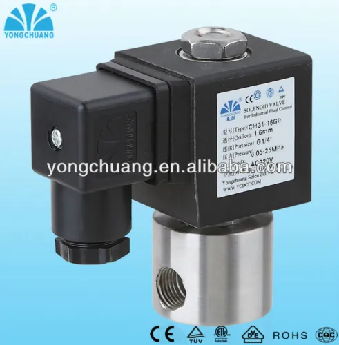 High Pressure Pilot Operated Solenoid Valve Norally Closed, High Quality High Pressure Pilot ...
