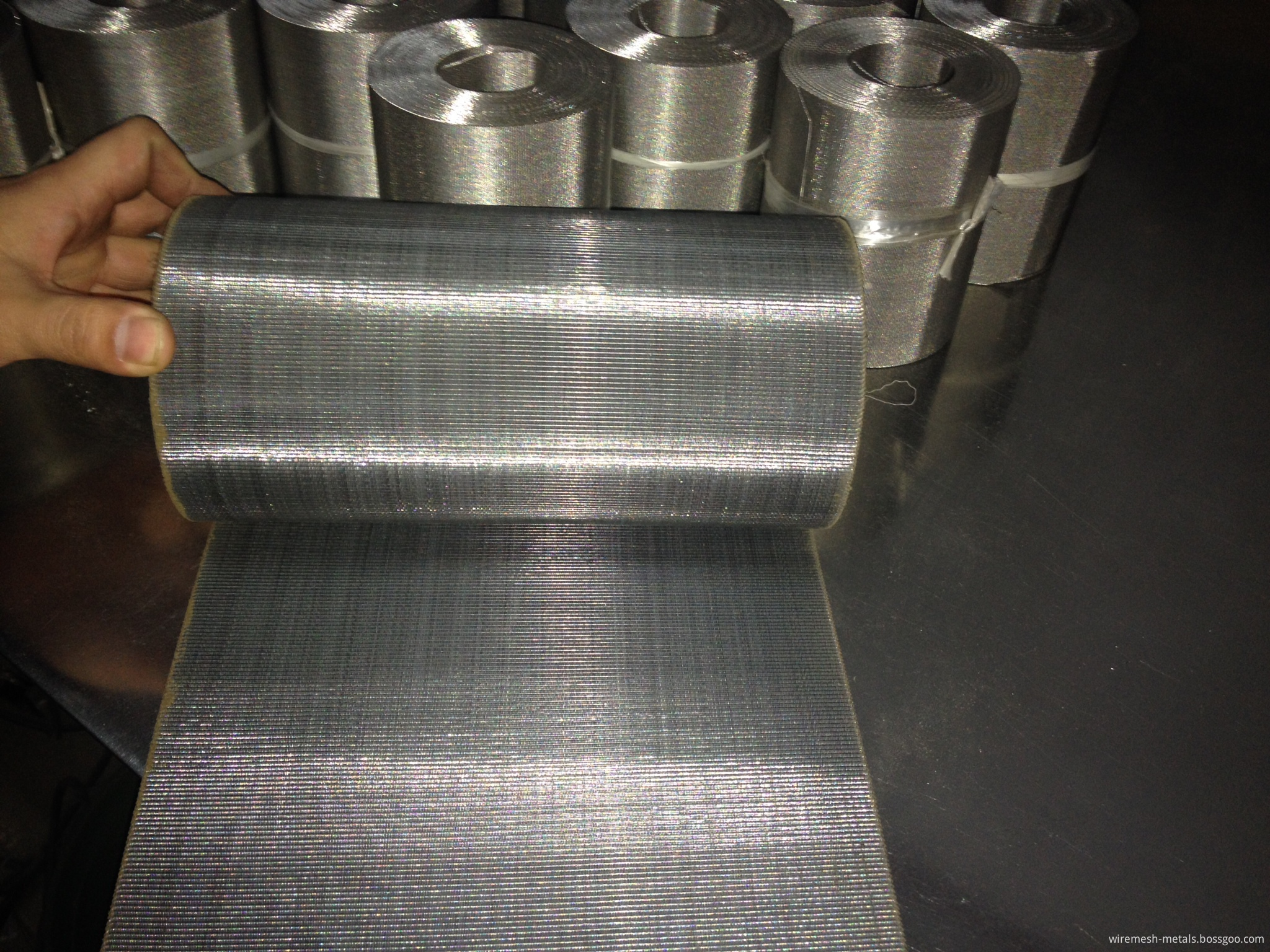 Plain Weaving Black Dutch Wire Mesh, High Quality Plain Weaving Black ...