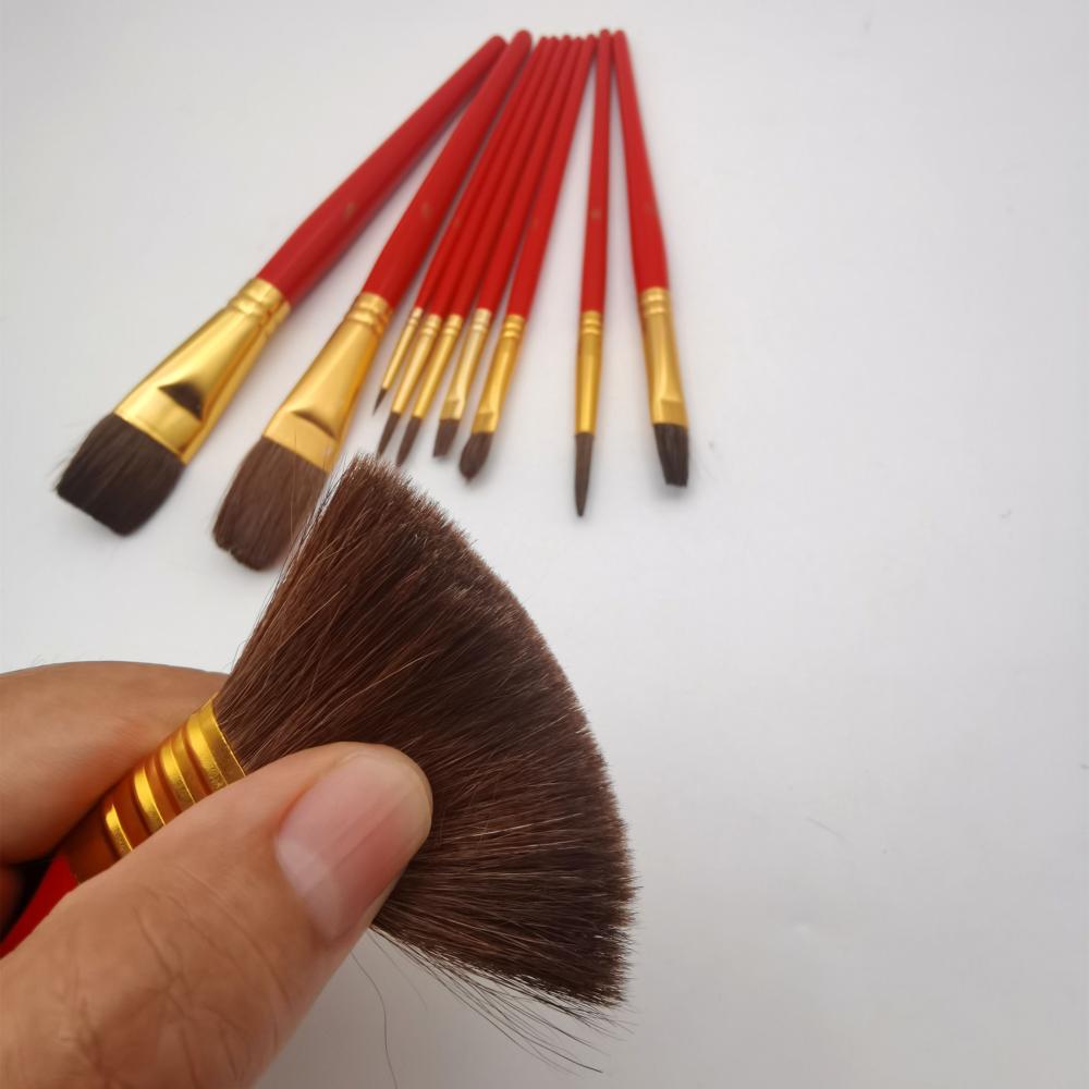 10 Pcs Artist Paint Brush Set, High Quality 10 Pcs Artist Paint Brush ...