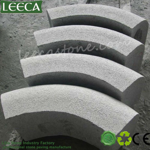 Yellow Granite G682 Curving Kerb Curbstone, High Quality Yellow Granite ...