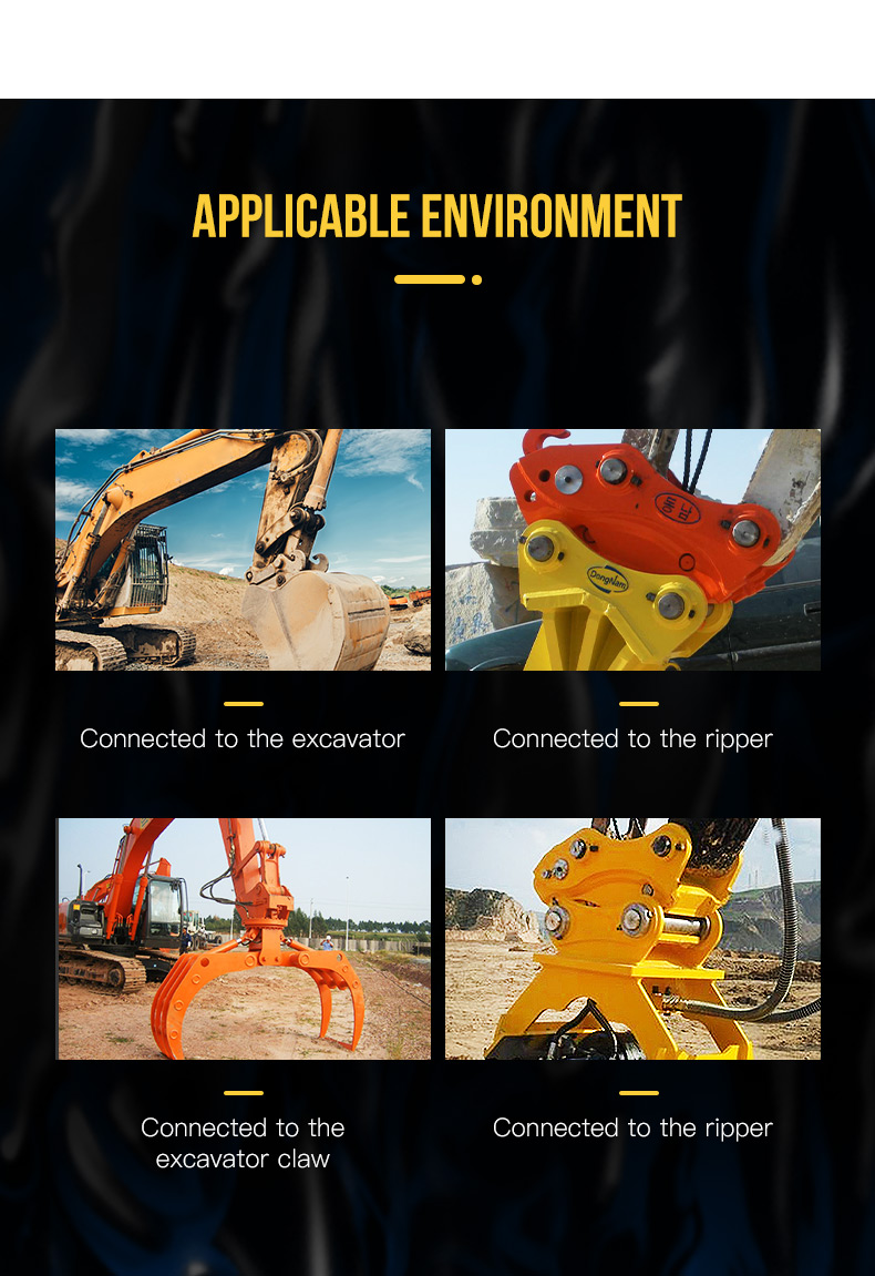 Dhg Mini 17 Excavator Hydraulic Double Lock Quick Coupler - Hot Sale ...
