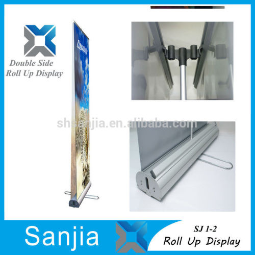 Portable Double Sided Roll Up Banner Display Stand,tradeshow Usage Double Sided Roll Up Banner ...