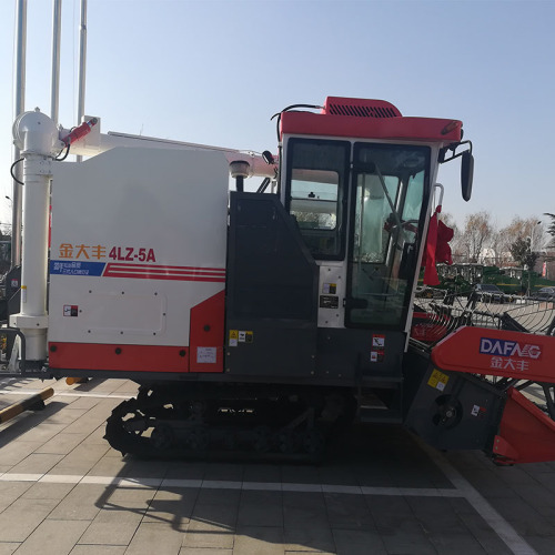 4lz-5 102hp Rice Combine Harvester With Cab, High Quality 4lz-5 102hp ...