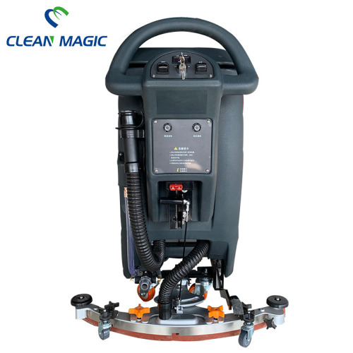 Hand Push Floor Cleaning Scrubber School/ Factory/ Supermarket, High ...