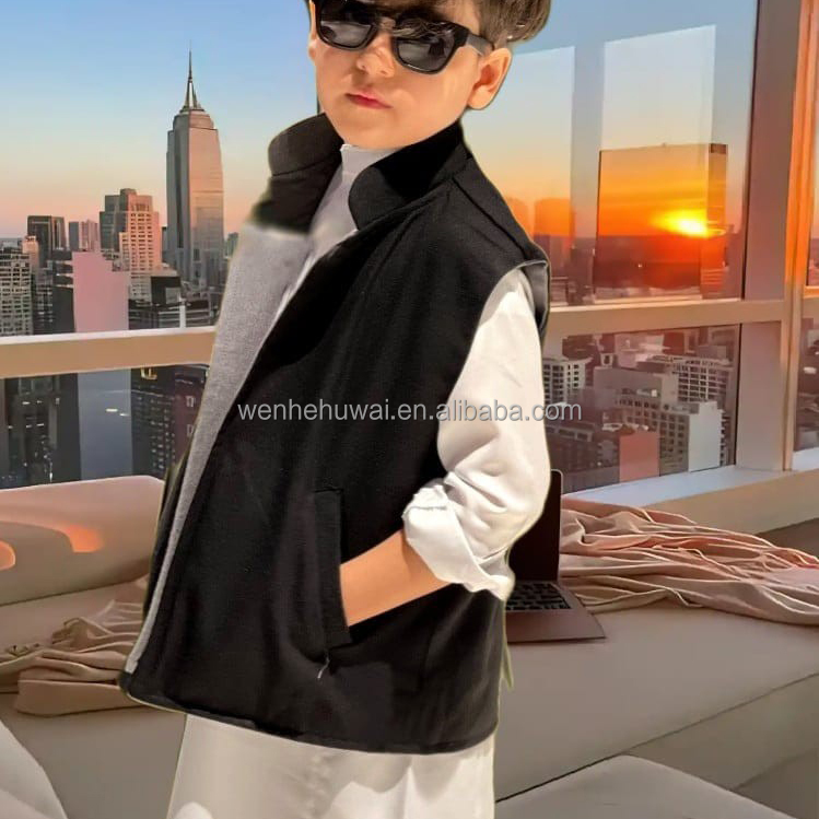 Double Sided Boy Waistcoat Shalwar Kameez For 7-8 Year Olds From Dubai ...