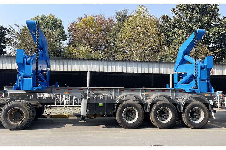 40ft Side Loader Lifter Trailer Truck (sidelifter) With 3 Axle Chassis ...