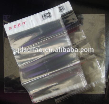 Opp Plastic Bags With Header And Adhesive Tape For Food ,daily ...