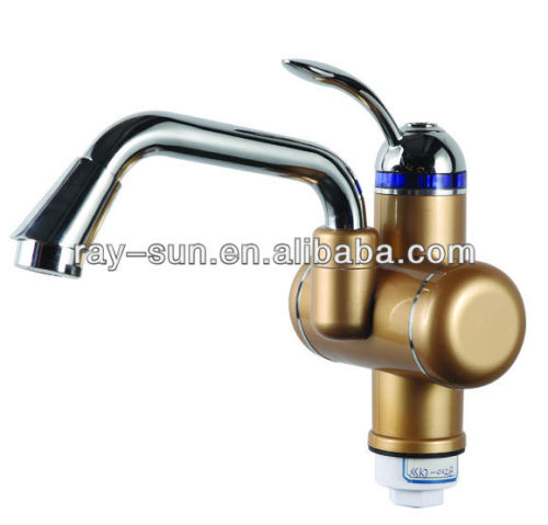 Golden Colour Instant Hot Water Tap, High Quality Golden Colour Instant ...
