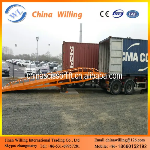 Oem Mobile Hydraulic Loading Truck Portable Loading Ramp, High Quality ...